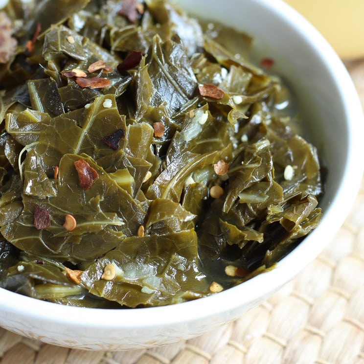 Coffee Crusted Pork Chops, Collard Greens, and Savory Sweet Potatoes ...